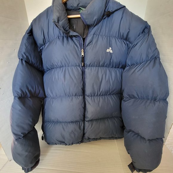 EMS | Jackets & Coats | Ems Mens Big Puffer Blue Hood Ski Snow Cold ...